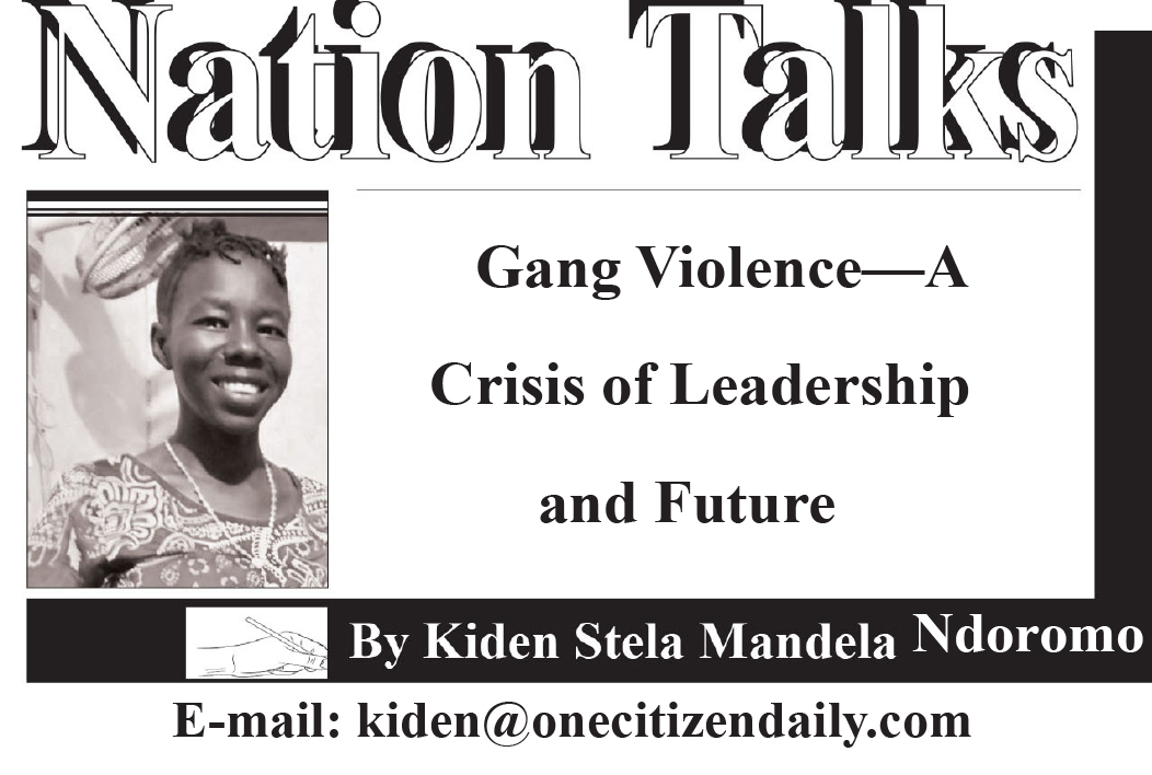 Gang Violence—A Crisis of Leadership and Future – One Citizen Daily ...